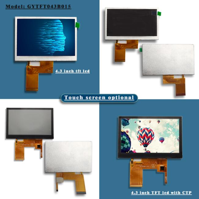 4.3 inch TFT LCD display side view