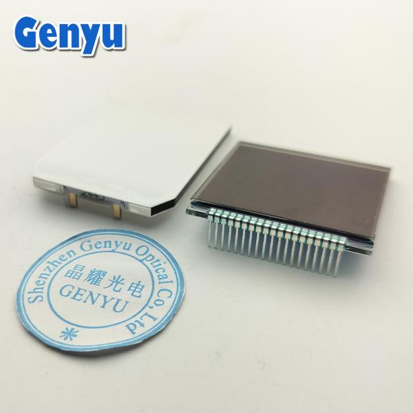 Quality Customized Size Segment LCD Display HTN Blue PIN Connect With White Backlight for sale