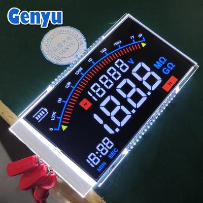 China Zwart scherm Kleursegmenten VA LCD Display Te koop