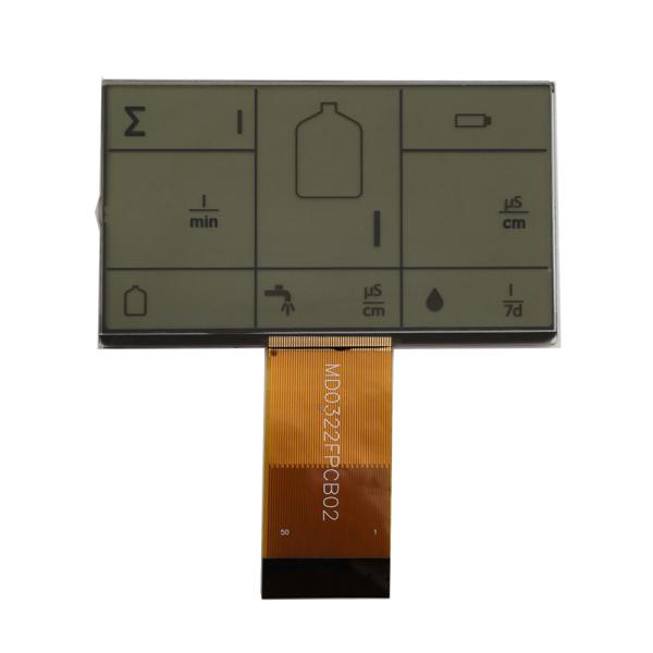 3.0V Custom LCD Panel Zwart zijde scherm Segmented TN Transmissive FPC Connect