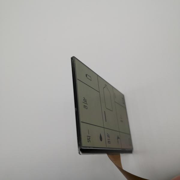 3.0V Custom LCD Panel Zwart zijde scherm Segmented TN Transmissive FPC Connect