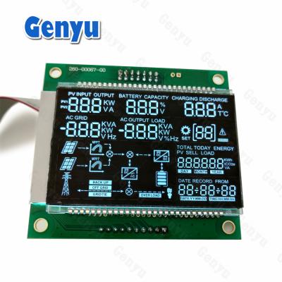 China Segmented VA LCD Display Zwart paneel Wit achtergrondlicht HT1623 COB+PIN-module for sale