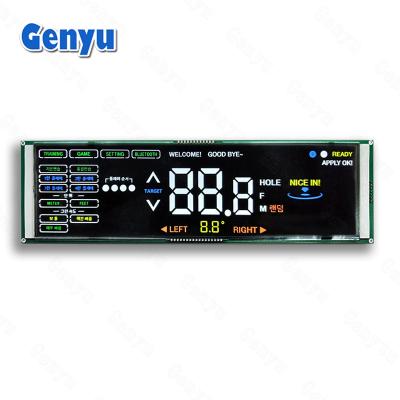 China Black VA LCD Display Seven Segment 5V LCD Screen For Golf Equipment for sale