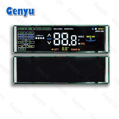 China Black VA LCD Display Seven Segment 5V LCD Screen For Golf Equipment for sale