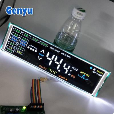China Black VA LCD Display Seven Segment 5V LCD Screen For Golf Equipment for sale