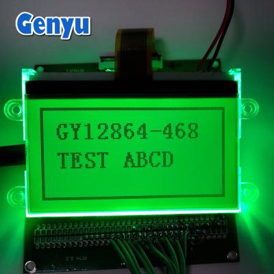 China 2Ecrã LCD de.9 polegadas 128 * 64 Ecrã LCD STN Luz de fundo verde transflectiva for sale