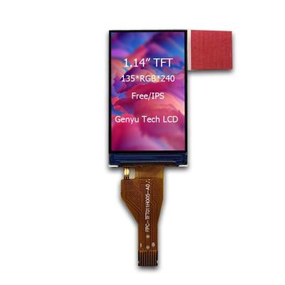 China 1.14 Inch IPS TFT LCD Display 135x240 Dots ST7789V2 SPI Interface for sale