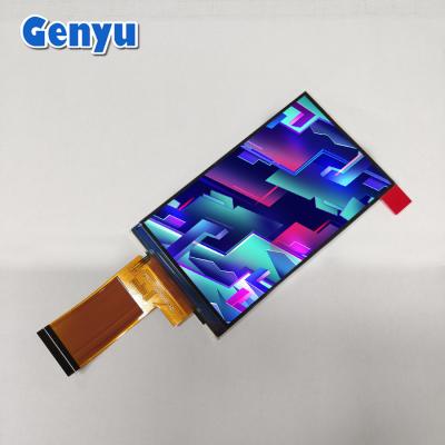 China Genyu 3.97" Screen GC9503 Driver 480x800 Dots RGB SPI Interface 40 Pin FPC 4 Inch Display Size TFT LCD Display Modules for sale