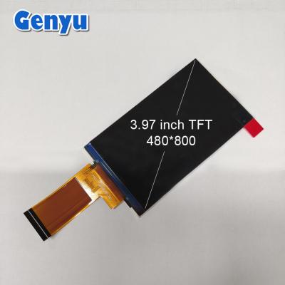 China Genyu 3.97" Screen GC9503 Driver 480x800 Dots RGB SPI Interface 40 Pin FPC 4 Inch Display Size TFT LCD Display Modules for sale
