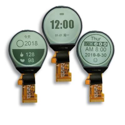 China 1.3inch GY128128-23 Round LCD Module 4-Spi FSTN Custom Monochrome Dot Matrix Clock COG LCD Screen 128x128 Circle Display for sale