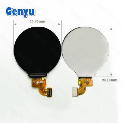 China 4SPI Interface 1.3 inch Tft Lcd 240X240Dots Ips Gc9A01 14Pin Zip Fpc Round Lcd Display For Smart Watches Round Display for sale