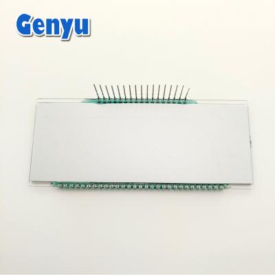 China HTN Custom E-bike LCD Display Monochrome 46 Pin Transflective 7 Segment LCD Screen with 6 O'clock Viewing Angle for sale