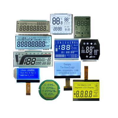 China Fstn Monochrome 128x64 dot Graphic Cog LCD 16x2 Lcm Vatn Lcd Digital Segment Screen Custom 7 Segment Lcd Display for sale