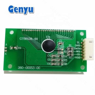 China 69.48 x 36.00 x 8.60 mm Module Size Custom Inverter LCD TN 7-Segment LCD Display with HT1621 Drive IC and Removable Design for sale