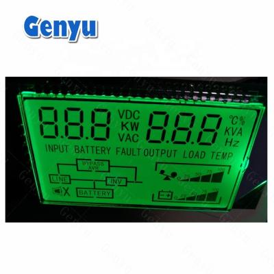 China 69.48 x 36.00 x 8.60 mm Module Size Custom Inverter LCD TN 7-Segment LCD Display with HT1621 Drive IC and Removable Design for sale