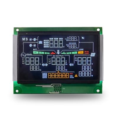 Cina Schermo LCD nero VA -20-70C con display digitale a 7 segmenti per inverter solare e driver IC CS1621 in vendita