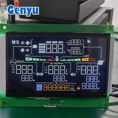 Cina Schermo LCD nero VA -20-70C con display digitale a 7 segmenti per inverter solare e driver IC CS1621 in vendita
