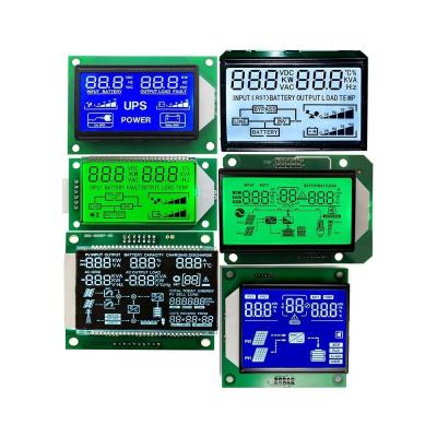 Cina Schermo LCD nero VA -20-70C con display digitale a 7 segmenti per inverter solare e driver IC CS1621 in vendita