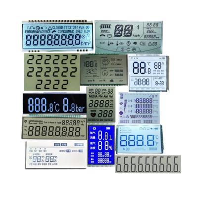 China 7 Segment LCD Liquid Crystal Display TN/HTN/STN/VA/BTN LCD Screen Custom LCD Module with HT1621 Drive IC and PIN/FPC/ZEBRA Connector for sale