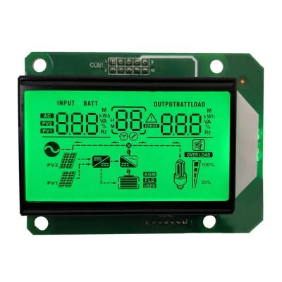 Cina Display a 7 segmenti HTN monocromatico con angolo di visione a ore 6 Schermi LCD inverter di dimensioni personalizzate da LCD in vendita