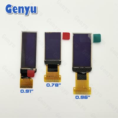 China Dot Matrix OLED Screen 128x32 128x64 256x64 I2C SPI Micro Display 0.42/0.49/0.66/0.69/0.78/0.87/0.91/0.96/1.3/1.54/2.42 for sale
