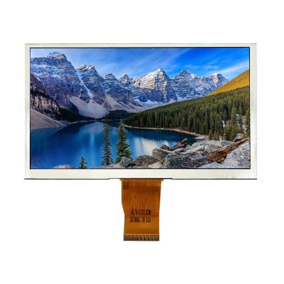 China 7 Inch 1024x600 Pixel IPS TFT LCD Display Module with RGB Interface and 50 Pins for sale
