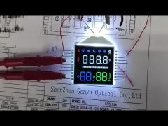 Kleurcijfers 7 Segment VA LCD Display 22PIN Witte achtergrondverlichting voor eierenincubator