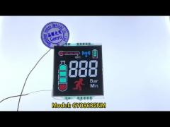Vertical Alignment LCD Display VA Negative Transmissive 3 Digits 3.3V 14PIN