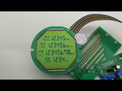2.36 인치 세그먼트 LCD 디스플레이 원형 STN LCD 디스플레이 백라이트가 없습니다