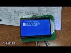 LCD Segment HTN Negative Blue LCM Module White Backlight for Solar Inverter