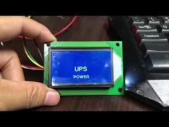 HT1621 Display LCD de 7 segmentos UPS Display LCD HTN Luz de fundo LED azul-branco