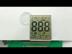 Aangepaste LCD-segment display HTN Positief geen achtergrondverlichting voor bloedglucosemeter