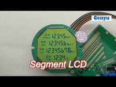 2.36 polegadas Segmento LCD Display Redondo STN LCD Display Sem luz de fundo