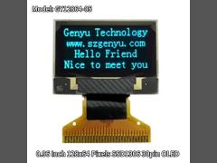 Matrix Type 0.96 Inch OLED Screen 128x64 Pixels SSD1306 30pin Soldering FPC