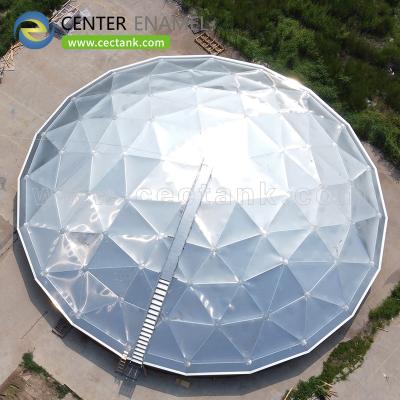 China Techos geodésicos de cúpula de aluminio para la industria de almacenamiento de petróleo: una solución confiable para la protección del tanque for sale