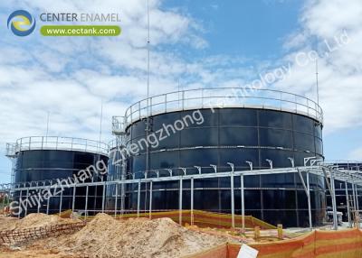 China 0.25mm Beschichtungstärke Glas geschmolzener Stahlbehälter für Verdauerreaktor zu verkaufen