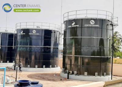 Cina AWWA D103 Serbatoi in acciaio fuso in vetro per lo stoccaggio dell'acqua / trattamento delle acque reflue in vendita