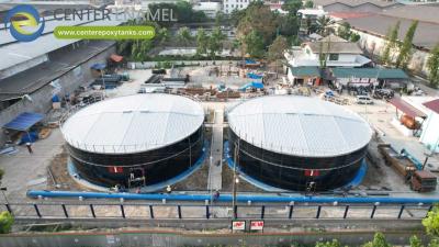 China Durable Aluminum Geodesic Dome Roof For Wastewater Storage Tanks for sale