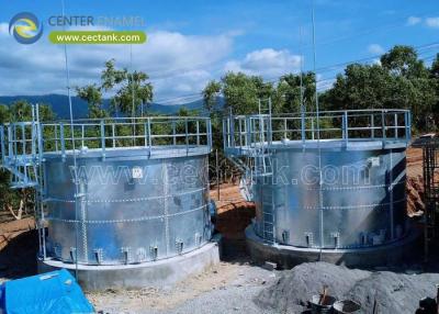 China Tanques de acero galvanizado asequibles y fiables para plantas de tratamiento de aguas residuales en venta