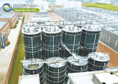 China Center Enamel Provides Anaerobic Digester Tanks For India Wastewater Treatment Project for sale