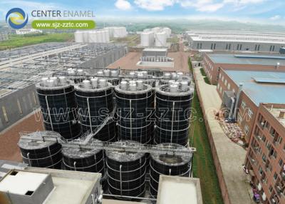 Cina Center Enamel fornisce serbatoi digestori anaerobici per il progetto di trattamento delle acque reflue in Italia in vendita