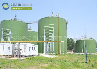 China Center Enamel Provides Anaerobic Digester Tanks For Luxembourg Wastewater Treatment Project for sale