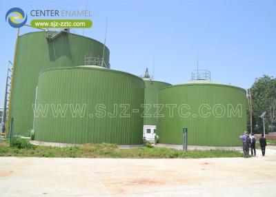 Cina Center Enamel fornisce serbatoi digestori anaerobici per il progetto di trattamento delle acque reflue del Camerun in vendita