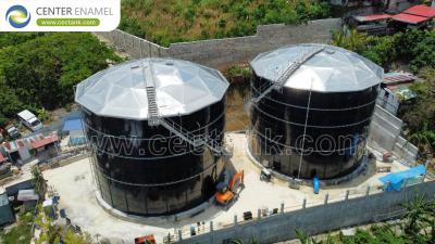 China Enhancing Safety and Efficiency: Center Enamel's Aluminum Dome Roofs for Poland Crude Oil Storage Tanks for sale