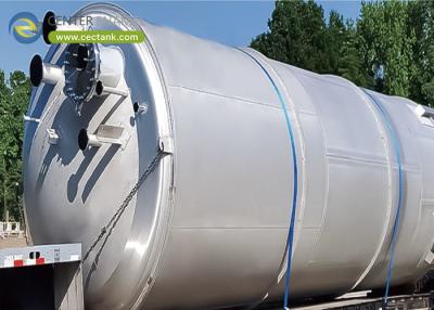 China Glas gesmolten staal daken drukvaten oplossingen in de chemische industrie Te koop