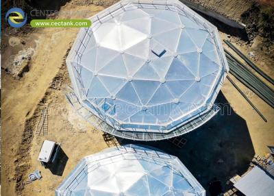 China Maximizing Efficiency & Environmental Protection Center Enamel's Aluminum Dome Roofs for Frac Tanks for sale