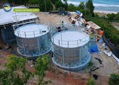 중국 소방수 비축 탱크용 고용량 아연 도금 강철 볼트 탱크 및 내구성이 뛰어난 화재 방지 시스템 판매용