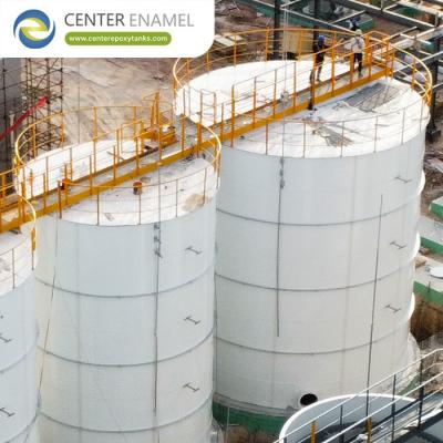 China Reliable Epoxy Coated Steel Gas Holder Biogas Storage Tanks Maximizing Biogas Storage Capacity With Integrated Gas Holder Systems for sale