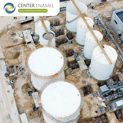 China Secure Epoxy Coated Steel Biogas Storage Tanks Providing Safe Containment for Collected Biogas for sale