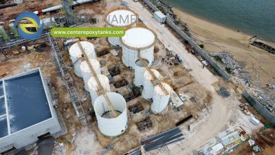 China Epoxy Coated Steel Bolted Tanks for Liquid Leachate: Stores Corrosive Landfill Runoff for sale
